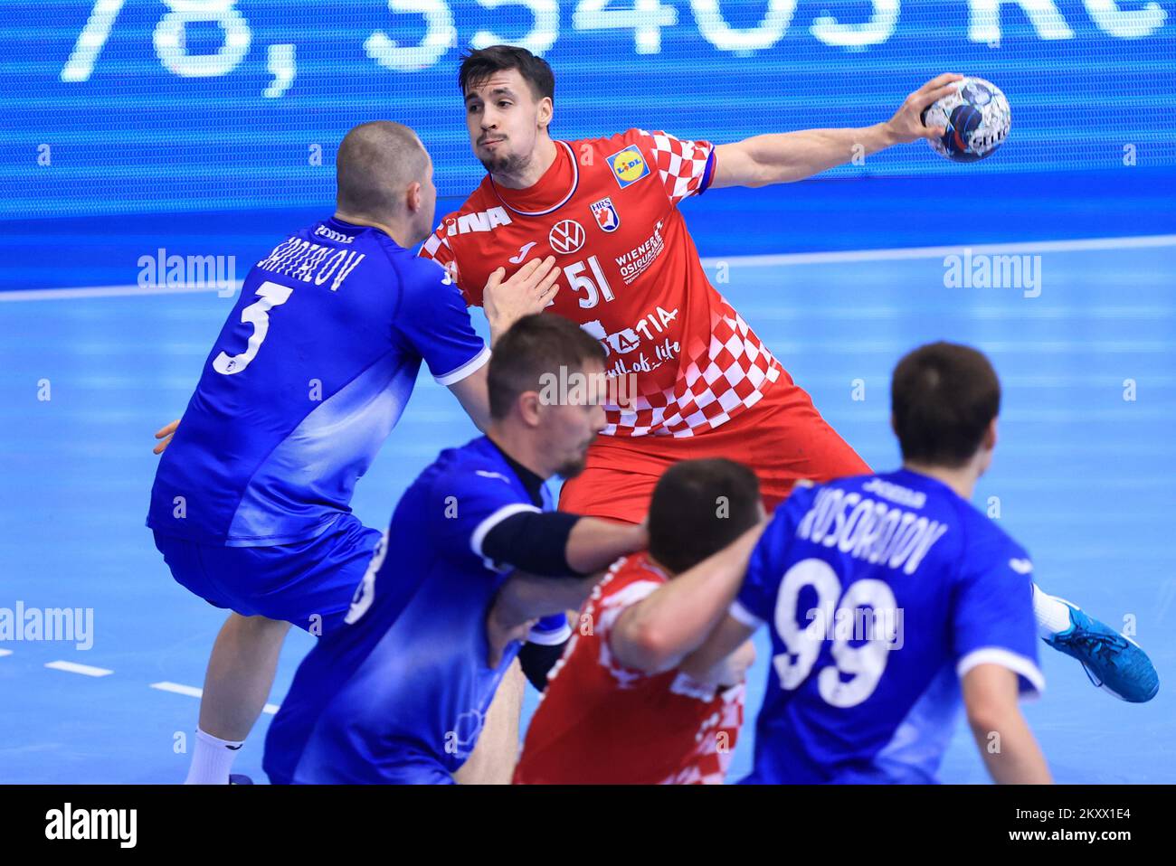Ivan Martinovic of Croatia in action during Day 1 Croatia Cup 2022 ...