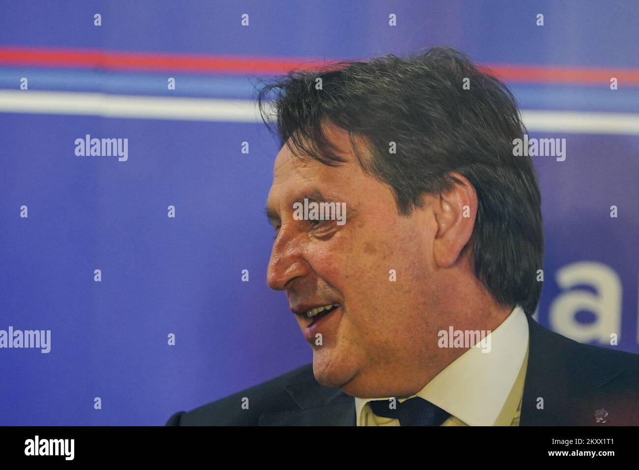 Bratislav Gasic, head of the Security Intelligence Agency, during the ...