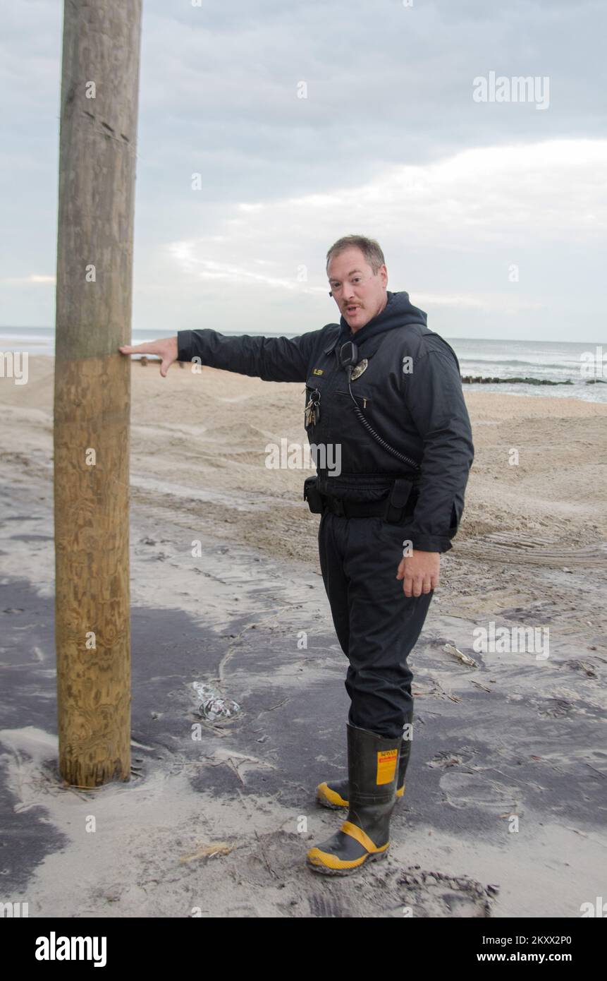 Beach Erosion. New Jersey Hurricane Sandy. Photographs Relating to ...