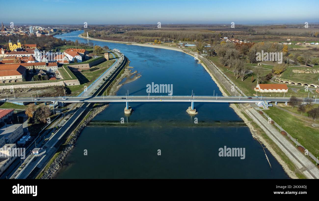 View river croatia drava osijek hi-res stock photography and images - Alamy