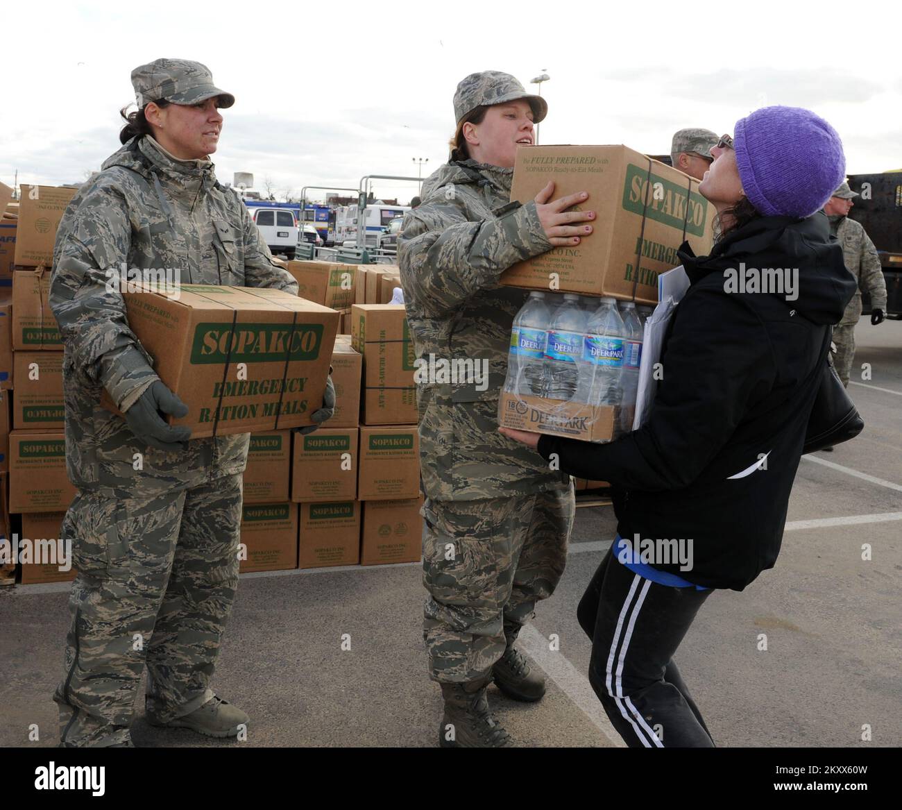 Rockaway sandy hurricane relief hi-res stock photography and images - Alamy