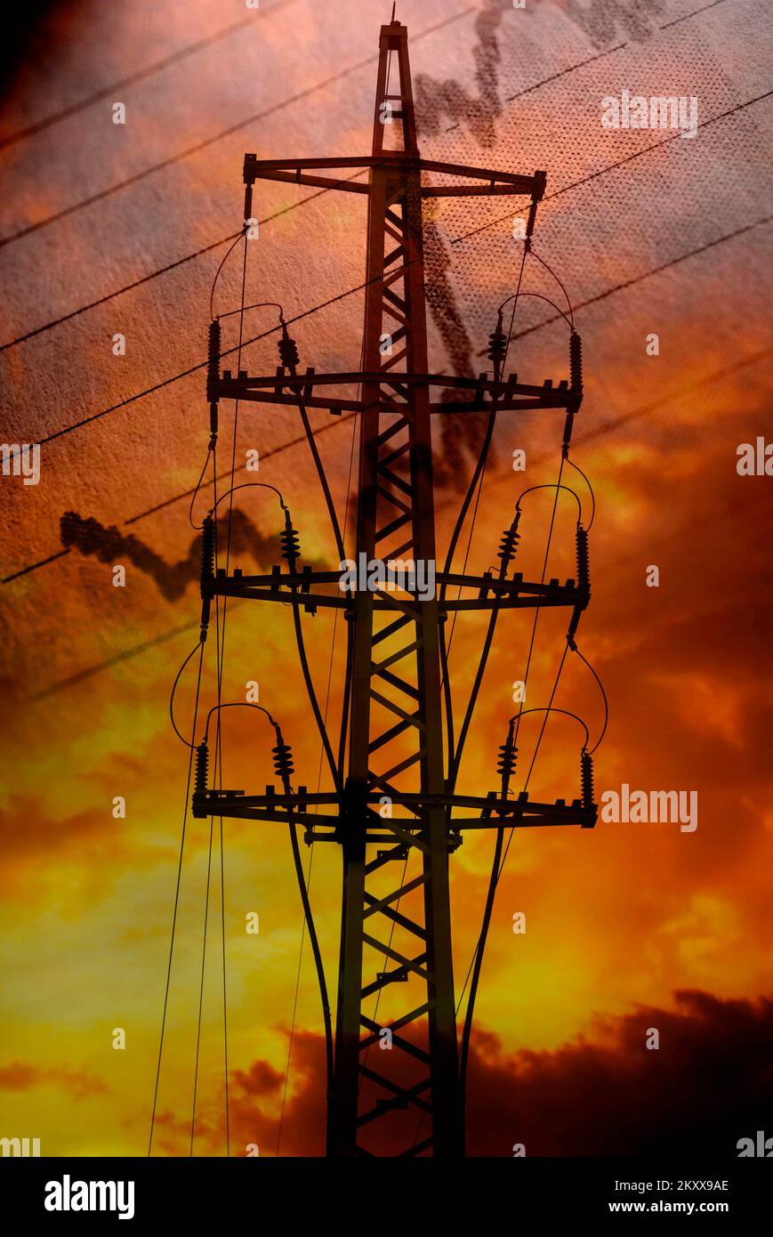 Electricity tower hi-res stock photography and images - Alamy