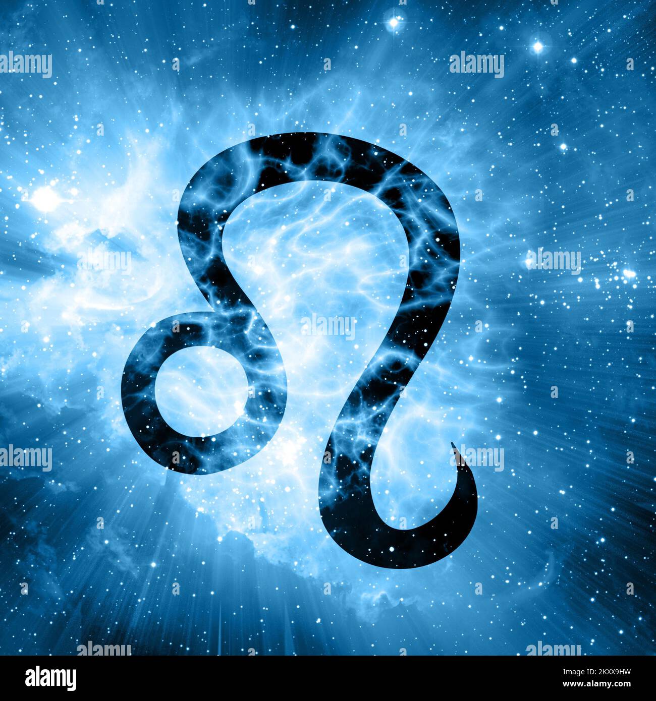 astrology symbol of the sign of Leo Stock Photo - Alamy