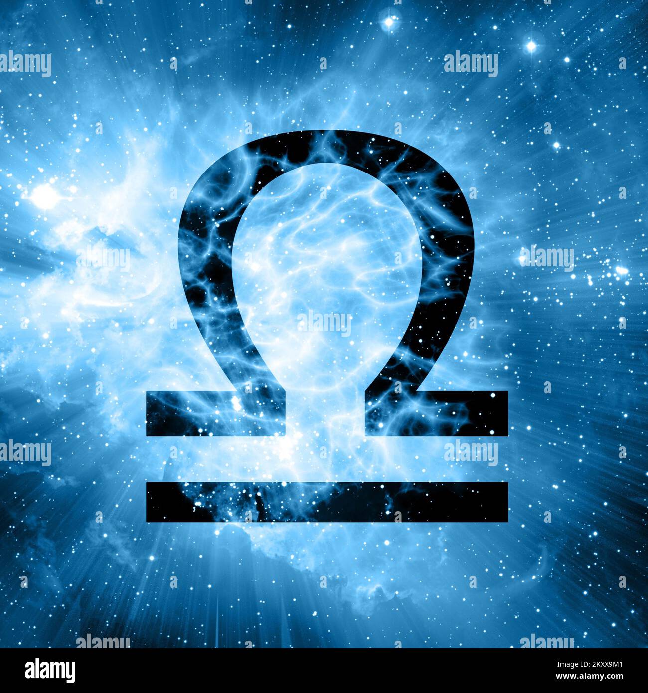 astrology symbol of the sign of Libra Stock Photo - Alamy