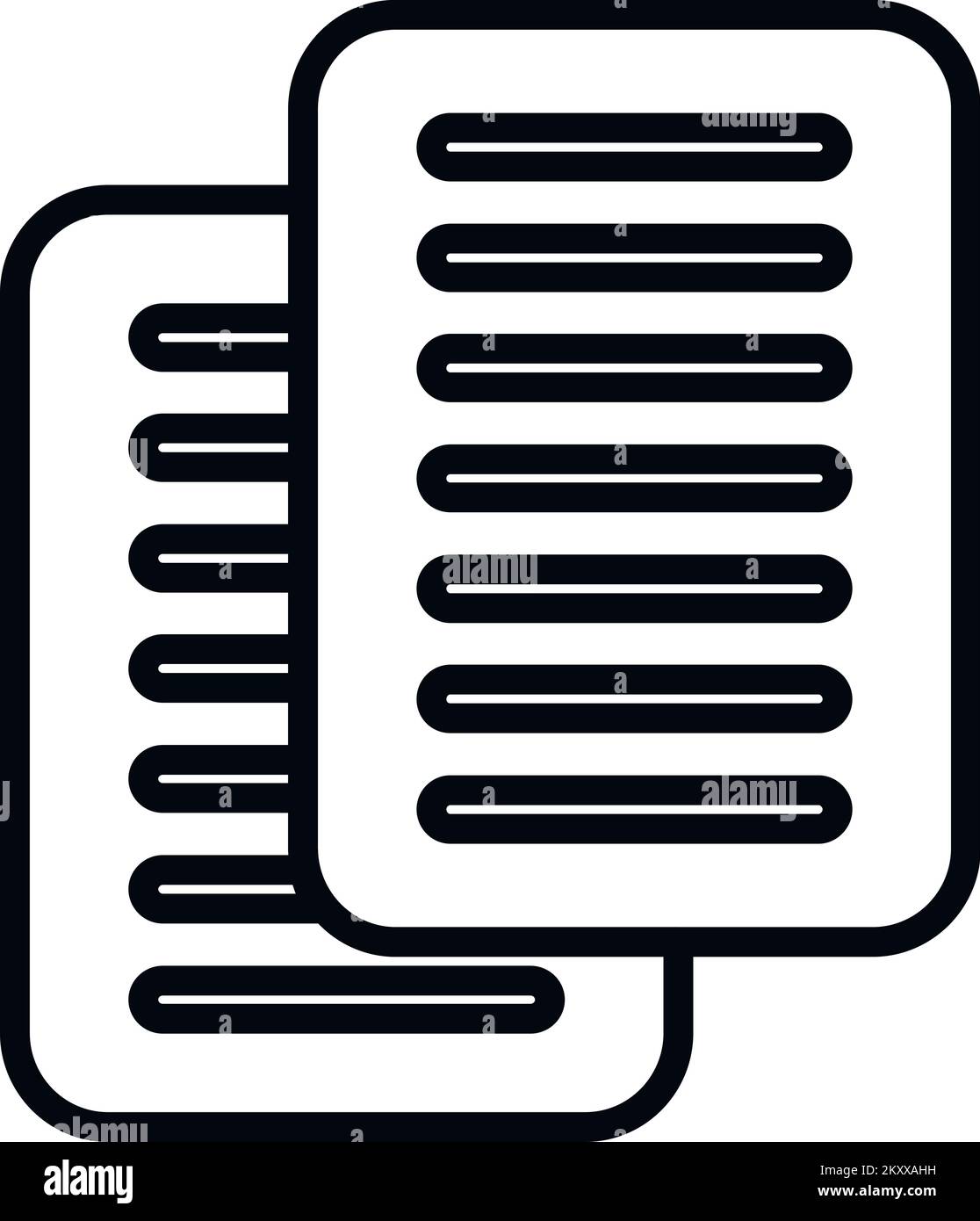 Paper digital icon outline vector. Window interface. Box message Stock Vector Image & Art - Alamy