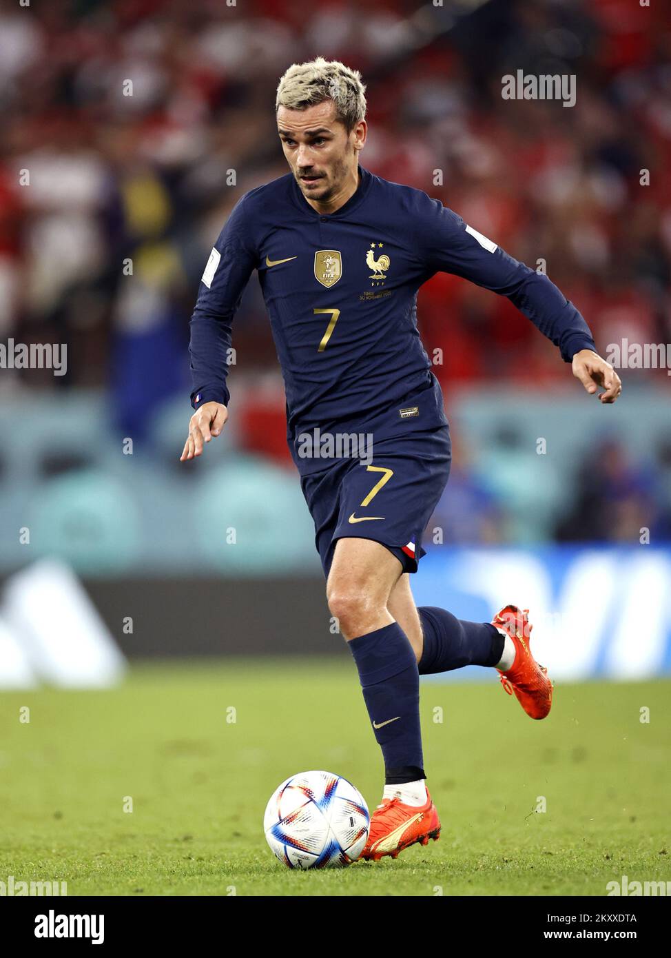Doha, Qatar. 30th Nov, 2022. DOHA - Antoine Griezmann of France during ...