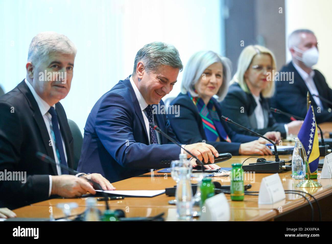 Dragan Covic, President of the Croatian Democratic Union of Bosnia and ...