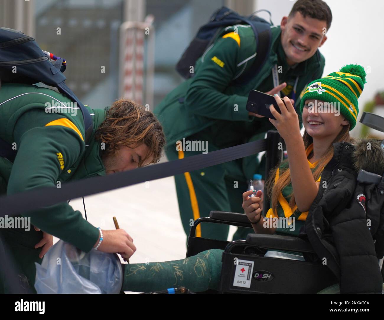 Australian Rugby League fans during rugby league world cup 2012 Stock ...