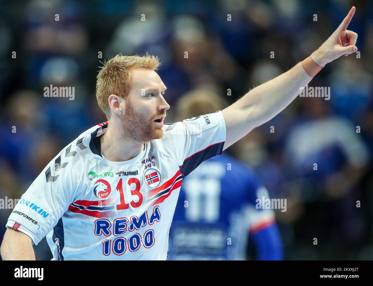 BUDAPEST, HUNGARY - JANUARY 28: Erik Thorsteinsen Toft of Norway ...