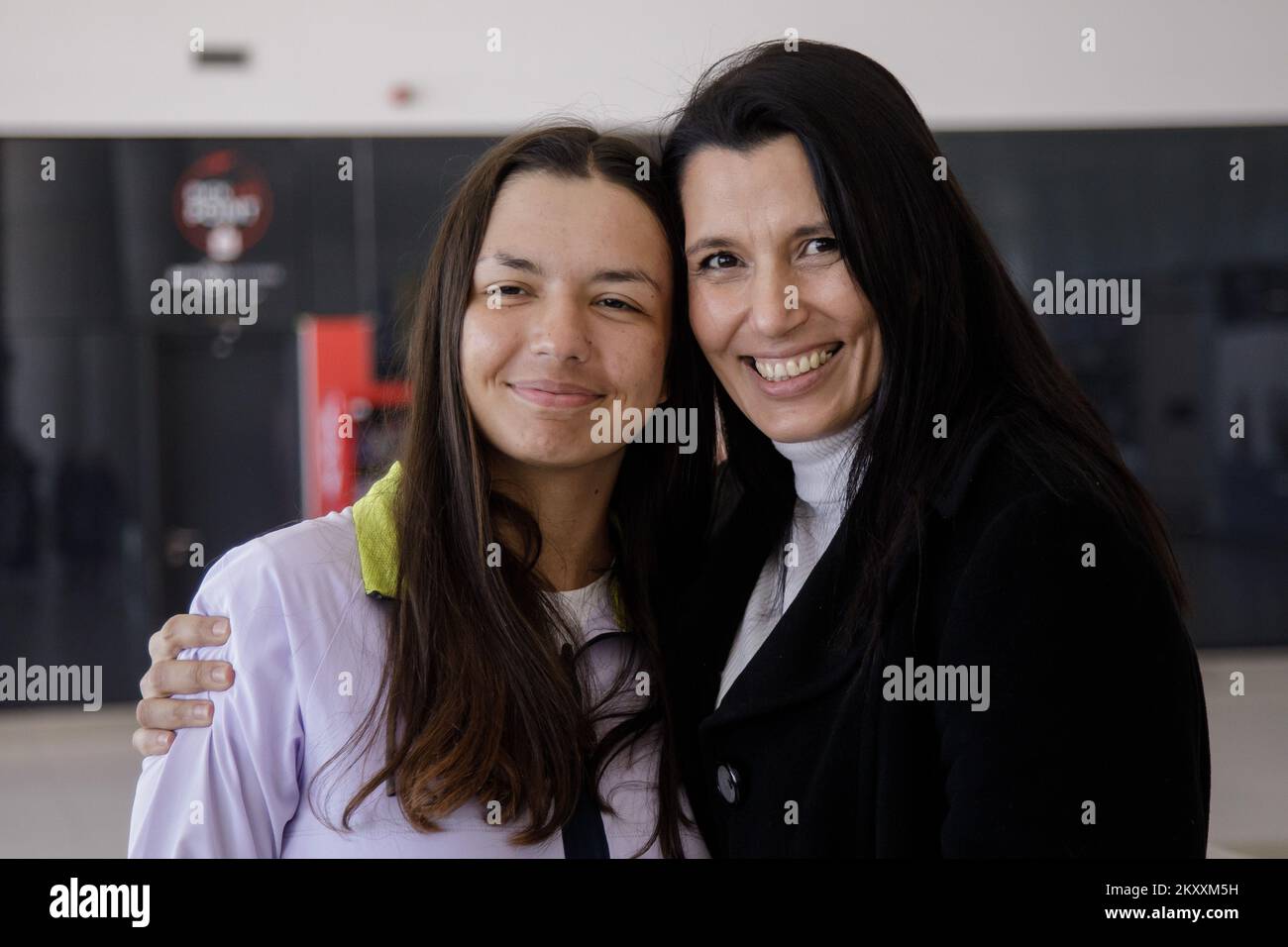 Ivana Marcinko, mother of tennis player Petra Marcinko, can be seen at ...