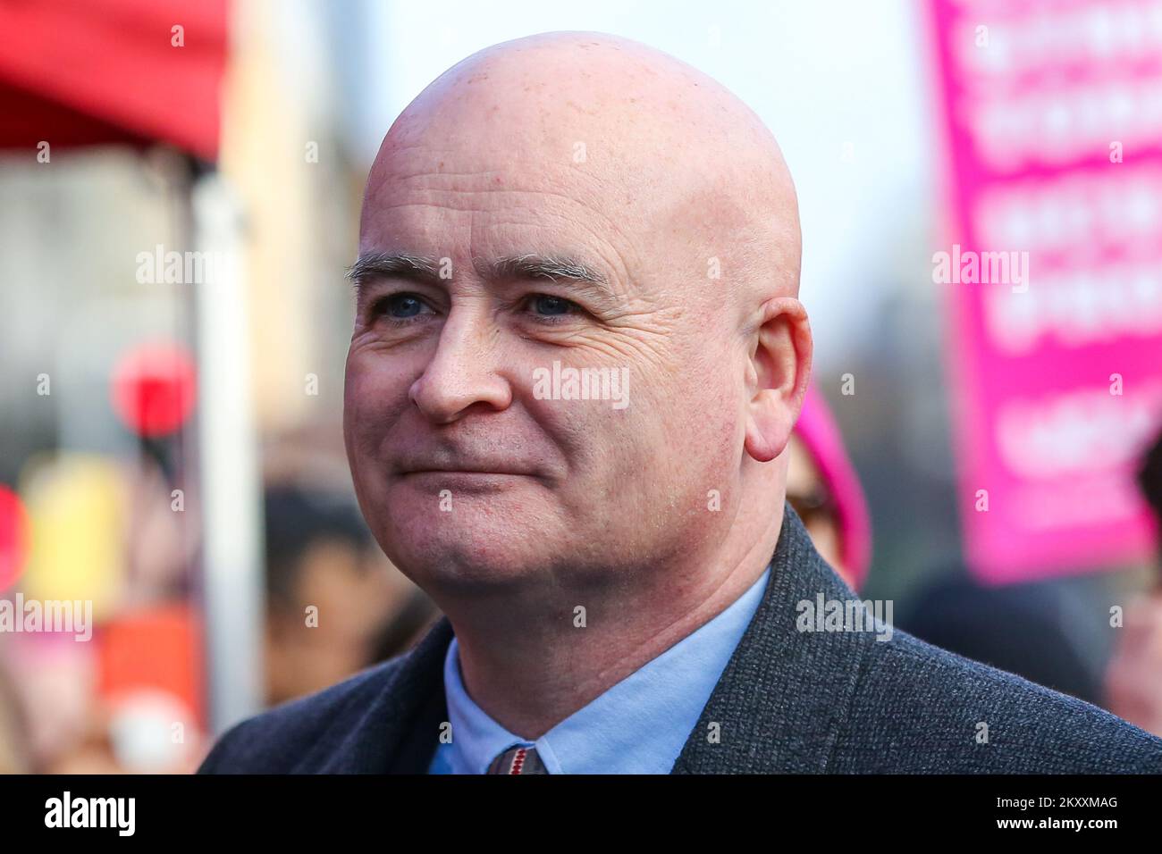 London, UK. 30th Nov, 2022. Mick Lynch, RMT general secretary seen ...