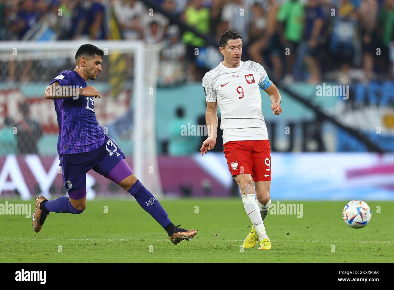 Robert Lewandowski during the FIFA World Cup Qatar 2022 Group C match ...