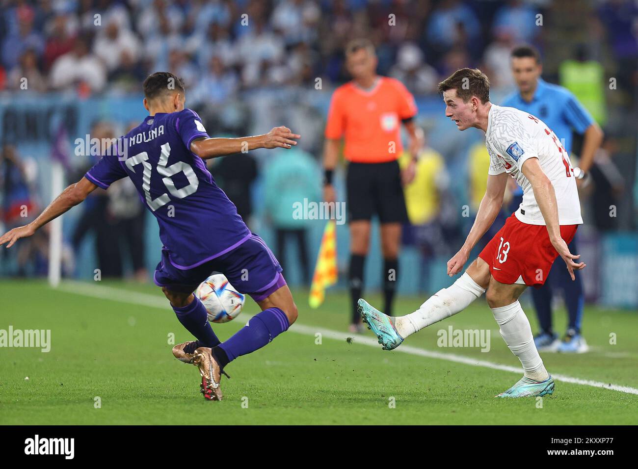 Jakub Kaminski during the FIFA World Cup Qatar 2022 Group C match ...
