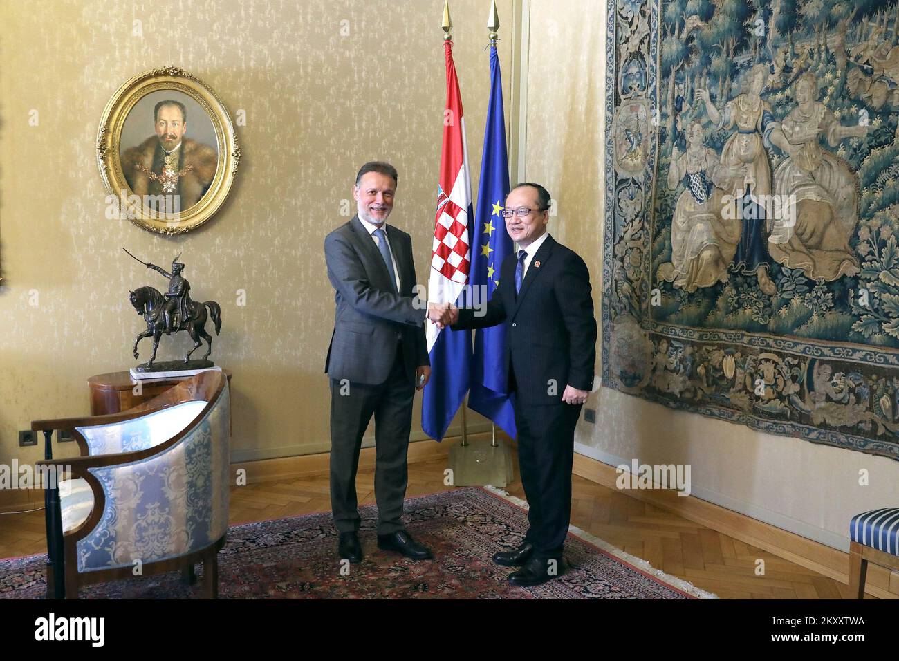 Today, the President of the Croatian Parliament Gordan Jandrokovic ...