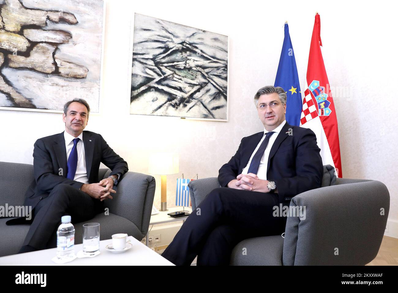 The Prime Minister Andrej Plenkovic received the Prime Minister of ... The Prime Minister Andrej Plenkovic received the Prime Minister of ...