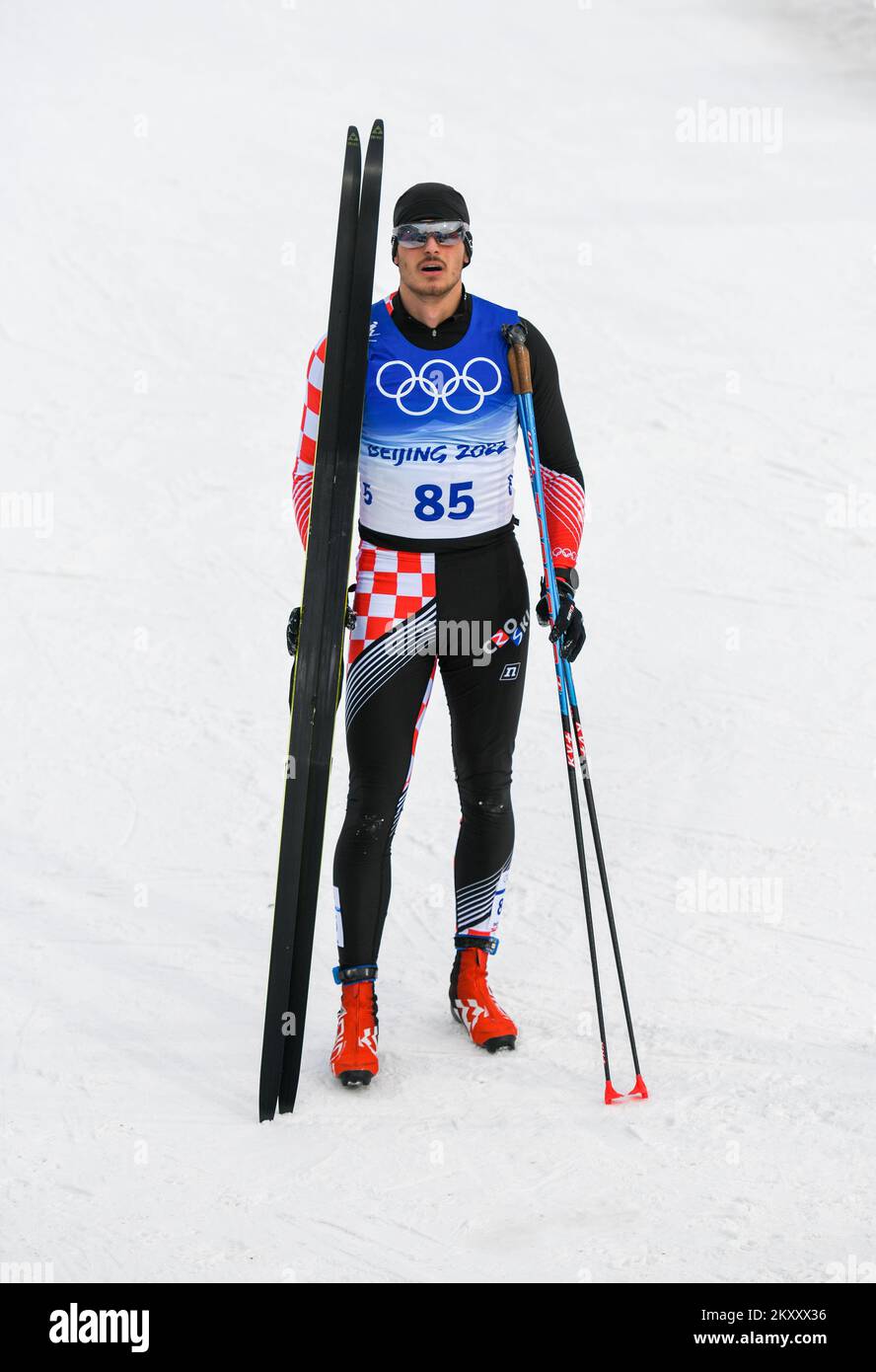 Marko Skender of Team Croatia competes during the Men's Cross-Country ...