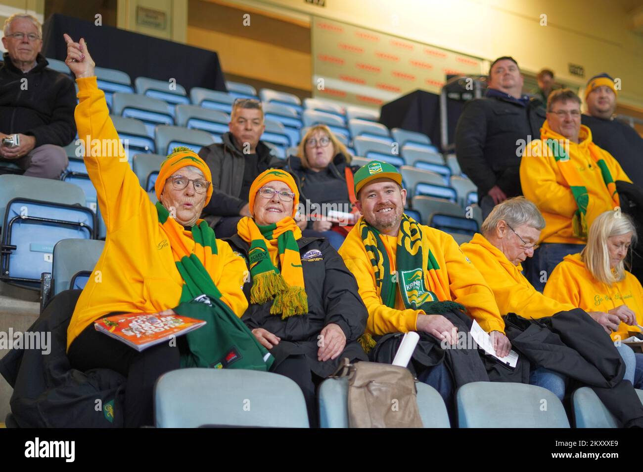 Australian Rugby League fans during rugby league world cup 2012 Stock ...