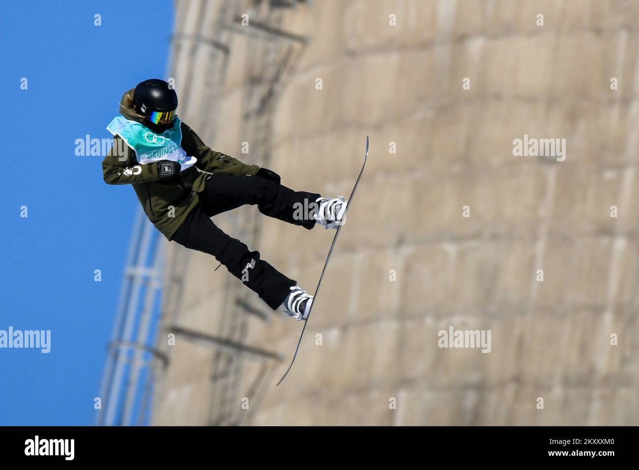 Lea Jugovac of Team Croatia performs a trick during the Women's ...