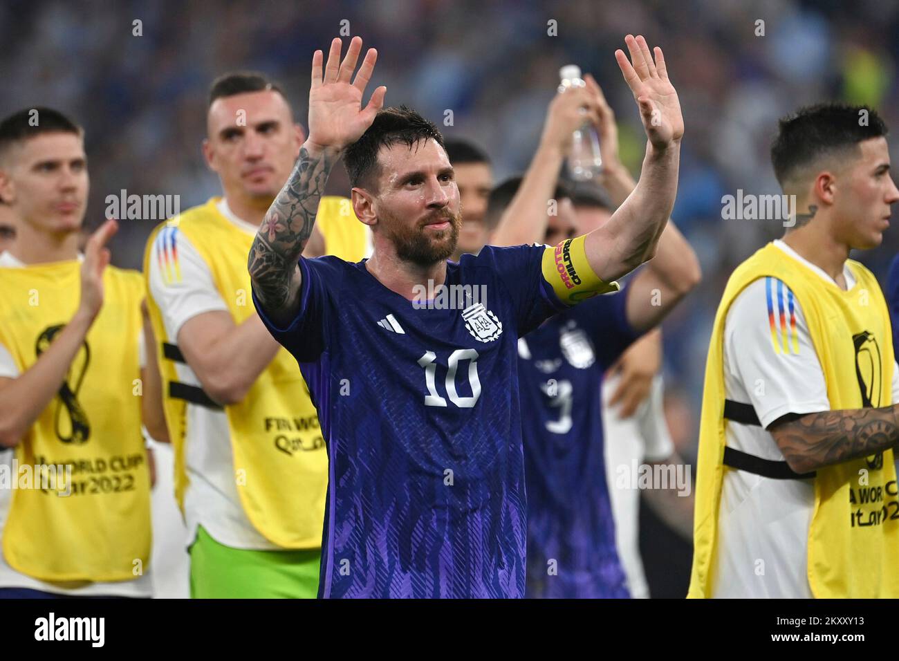 final jubilation Lionel MESSI (ARG), jubilation, joy, enthusiasm ...