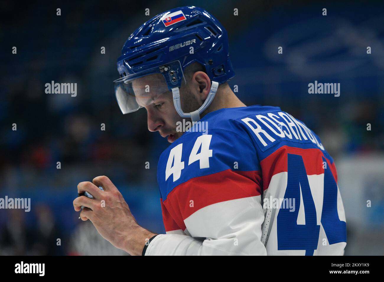 Mislav Rosandic of Team Slovakia during the Men's Ice Hockey Semifinal ...
