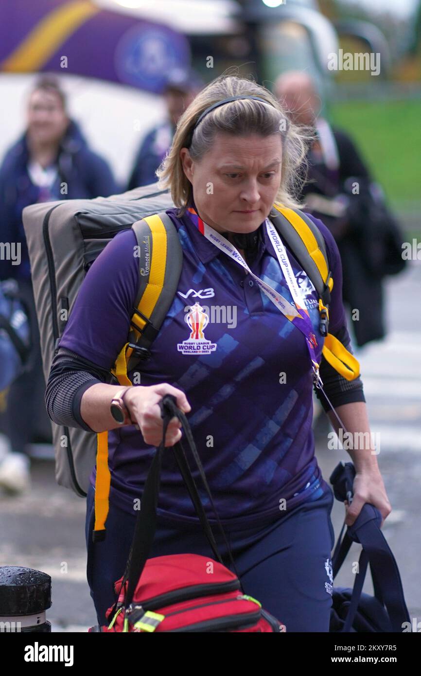 Scotland rugby league squad arrive at Coventry Building Society Arena ...