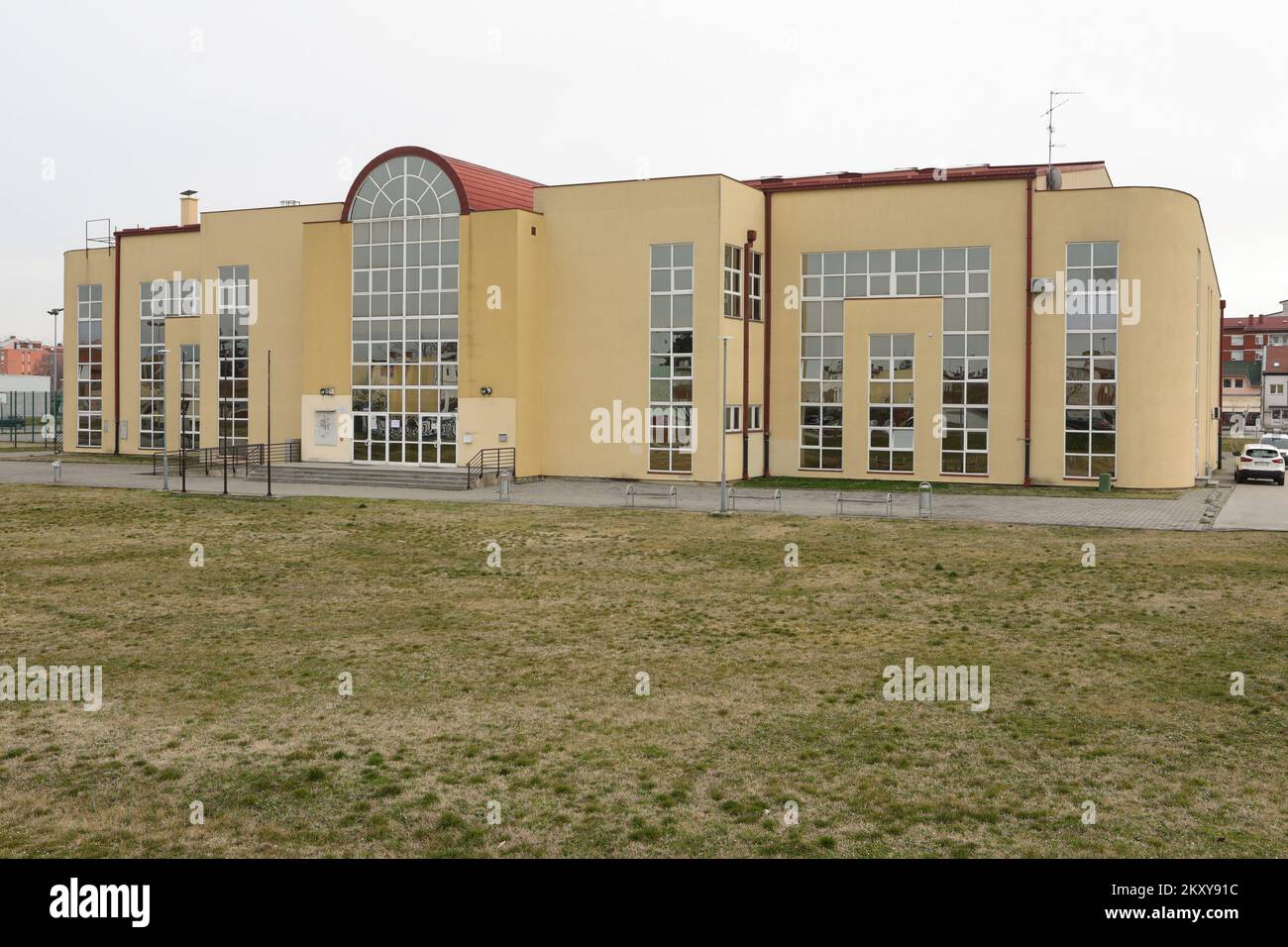 The picture shows the premises of the Osijek Sports Hall Jug ll, where ...