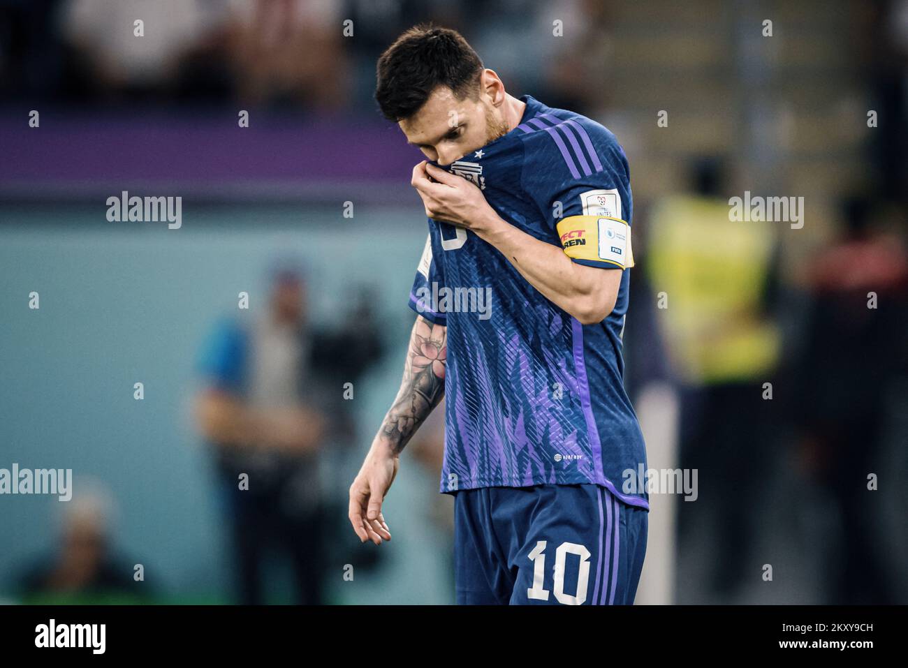 Doha, Qatar. 30th Nov, 2022. MESSI Lionel of Argentina during a match ...