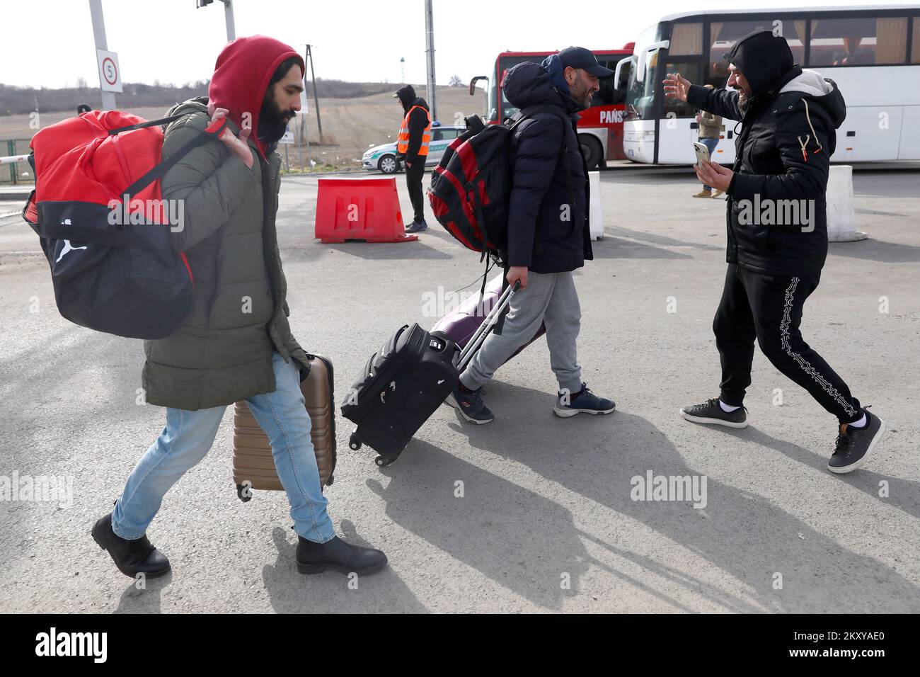 Medyka border crossing hi-res stock photography and images - Alamy