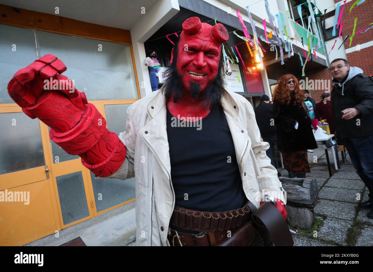 Hellboy costume hi-res stock photography and images - Alamy