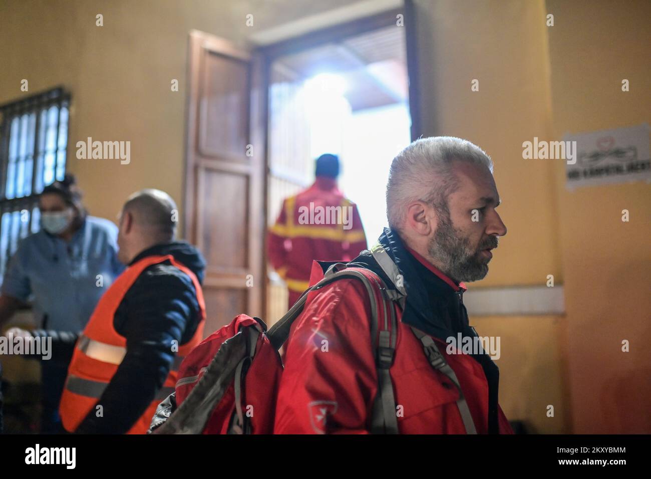 Red Cross of Sovereign Order of Malta has organized a reception center ...