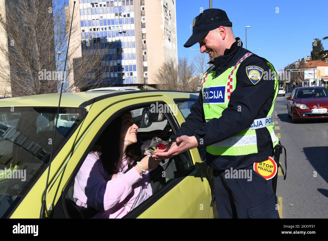 Sibenik-Knin County Traffic Police stopped women drivers and gave them ...
