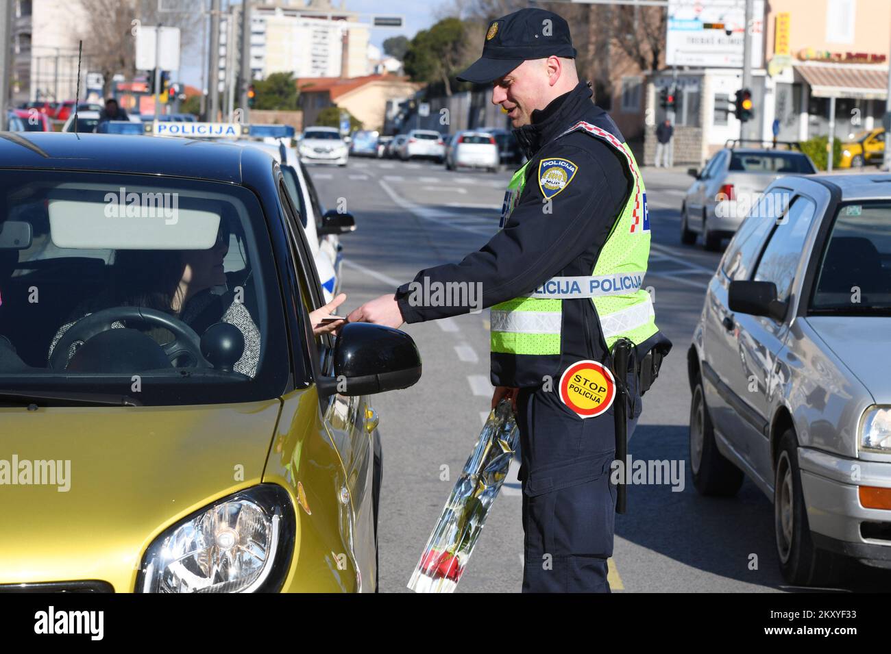 Sibenik-Knin County Traffic Police stopped women drivers and gave them ...
