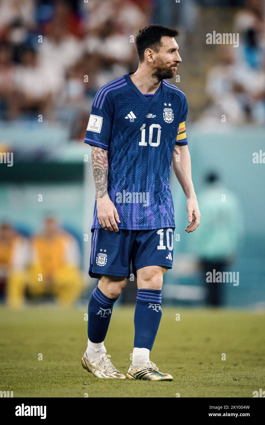 Doha, Qatar. 30th Nov, 2022. MESSI Lionel of Argentina during a match ...