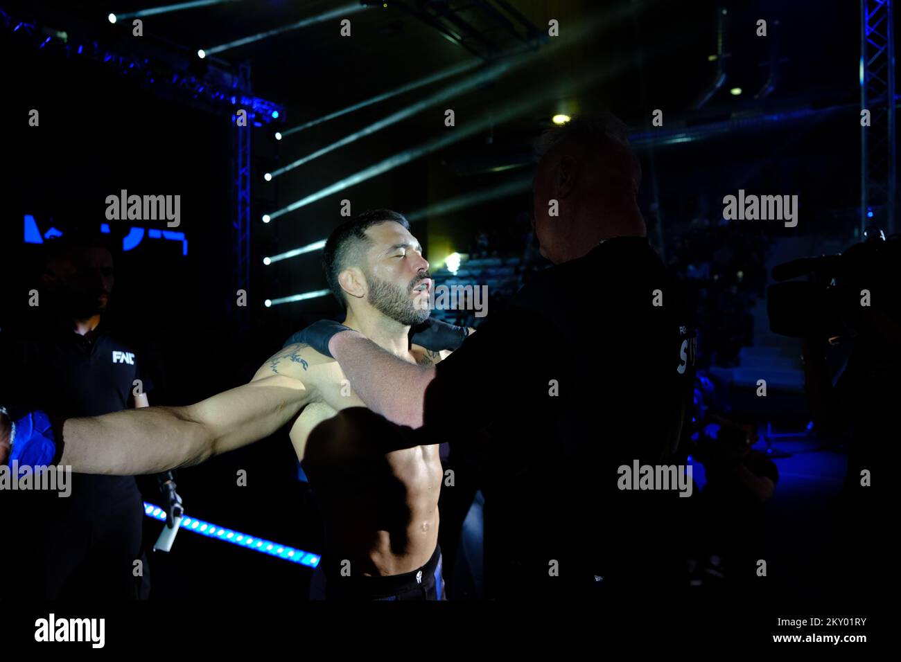 Rony Mariano enter arena during Fight Nation Championship Event FNC 5 ...