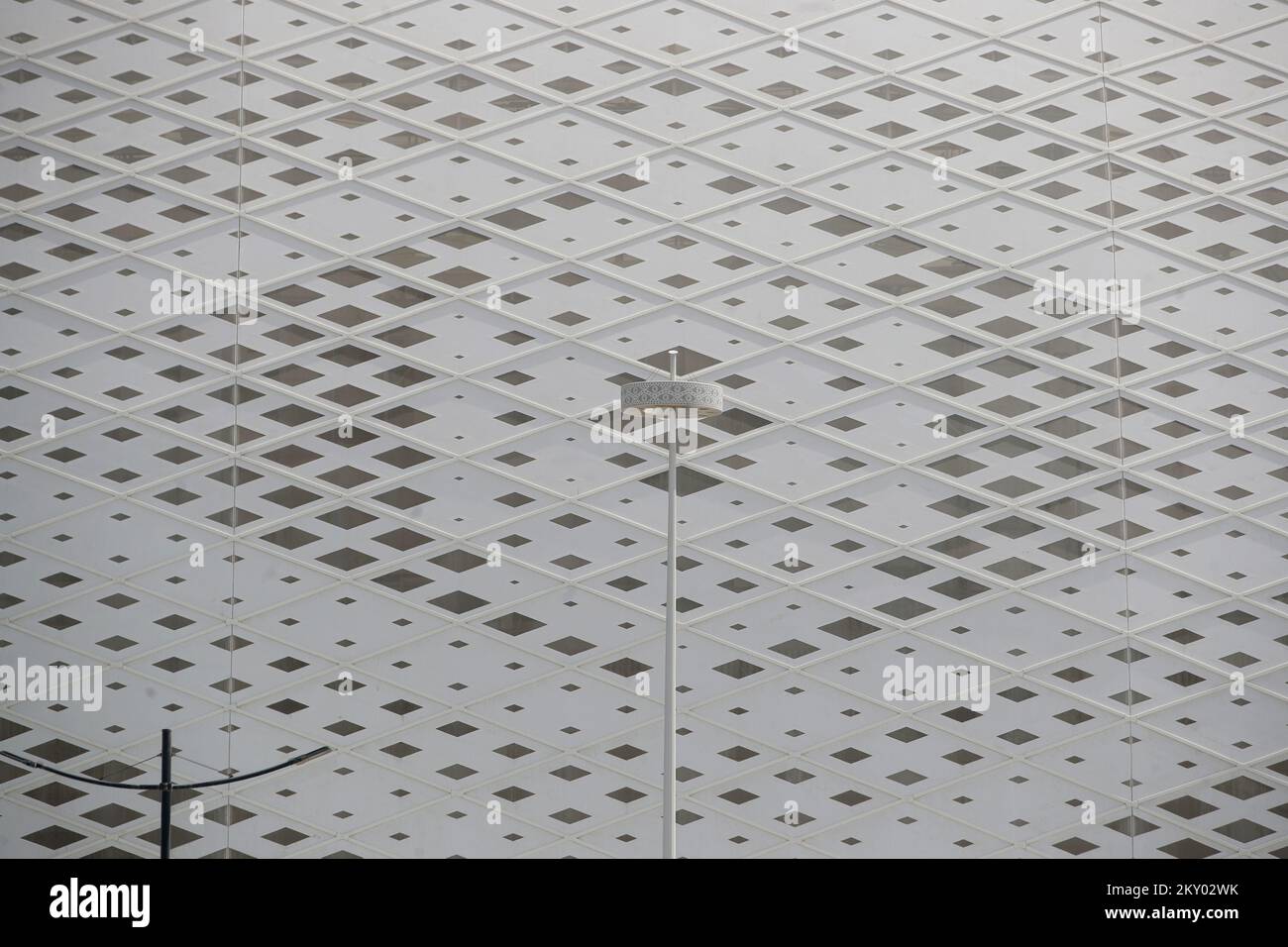 The photo shows Al Thumama Stadium in Doha, Qatar on March 29, 2022. Al ...