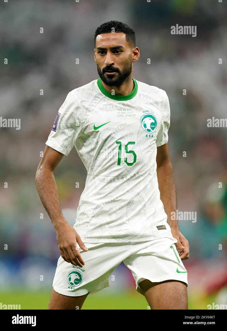 Saudi Arabia's Ali Al-Hassan during the FIFA World Cup Group C match at ...