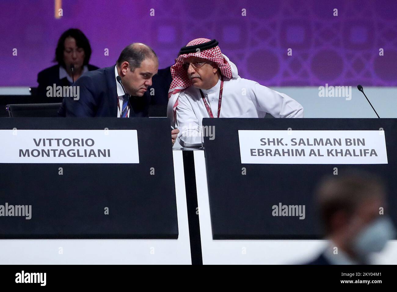 FIFA Vice President and Concacaf President Vittorio Montagliani and ...
