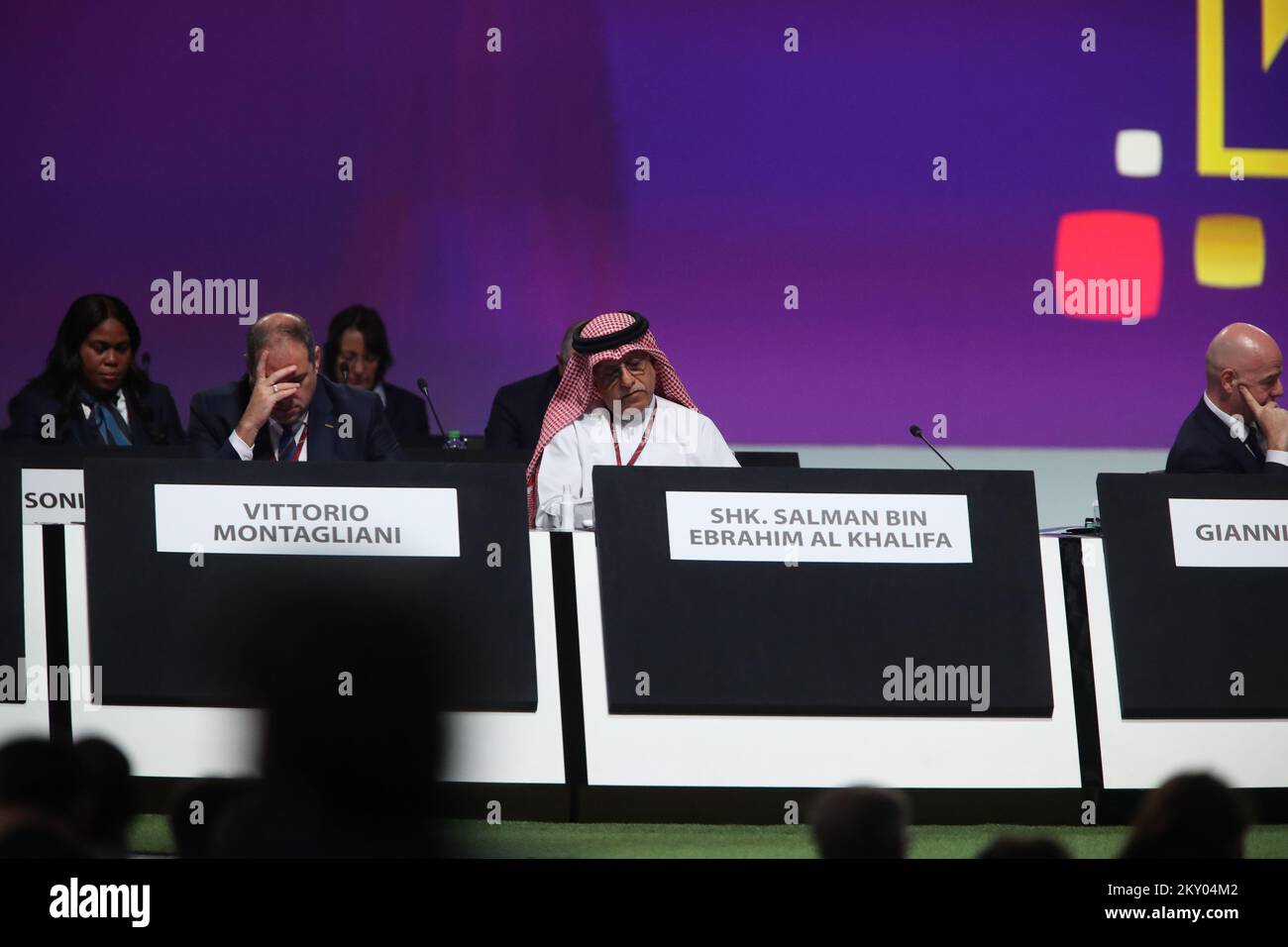FIFA Vice President and Concacaf President Vittorio Montagliani and ...
