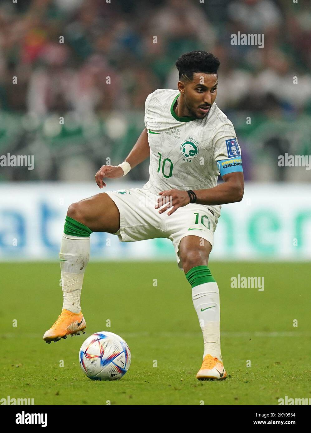 Saudi Arabia's Salem Al-Dawsari during the FIFA World Cup Group C match ...