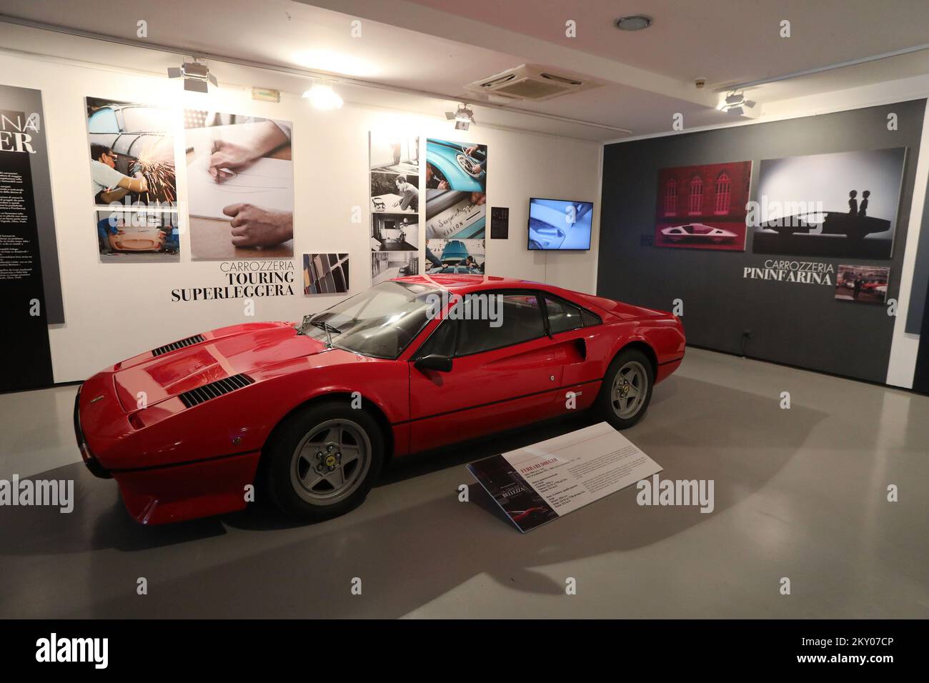The 1980 Ferrari 308 GTR is pictured during La Grande Bellezza ...
