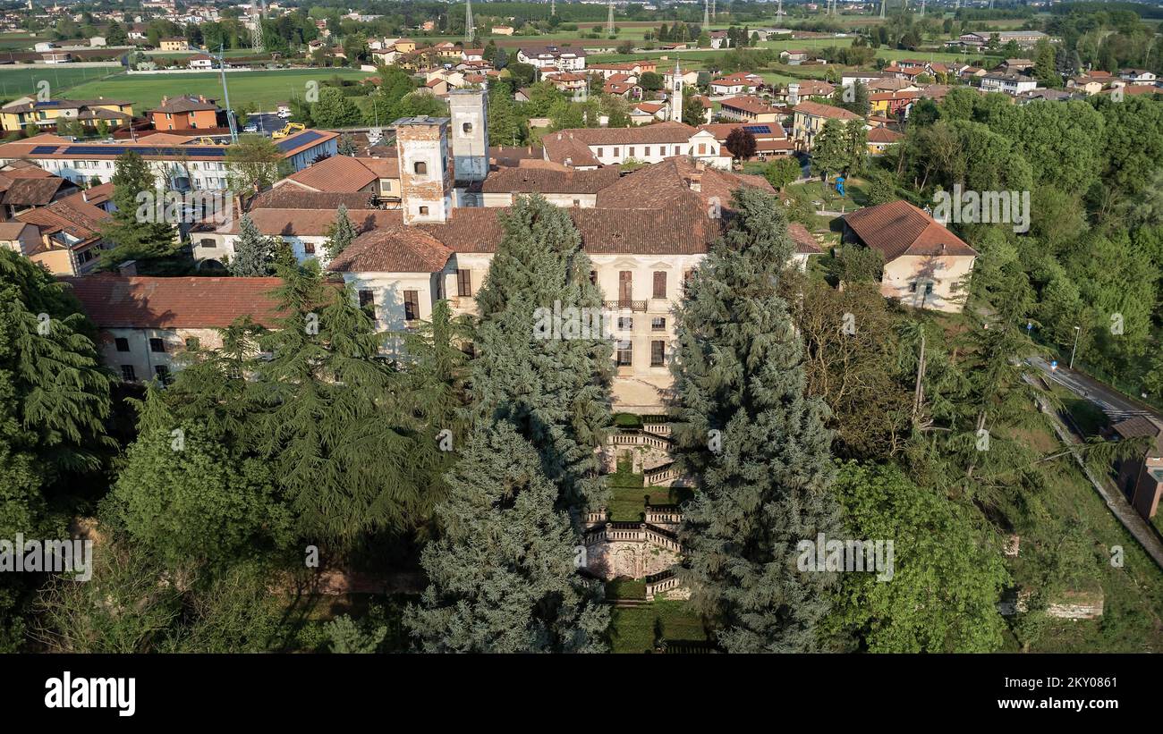 Villa Clerici, Ancient Building Along The Naviglio Grande, Castelletto ...