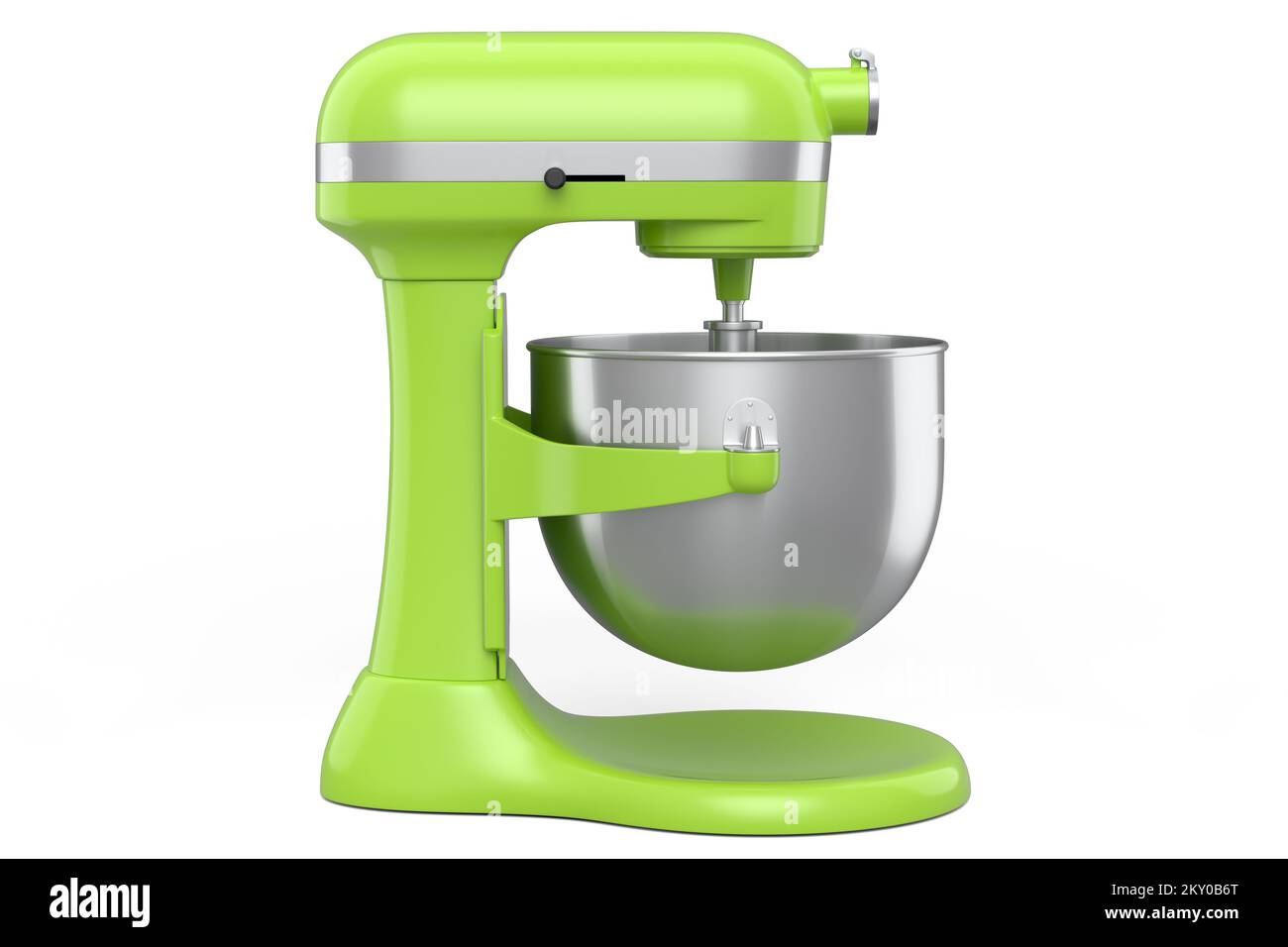 Modern kitchen mixer for baking on a white background. 3d render of ...