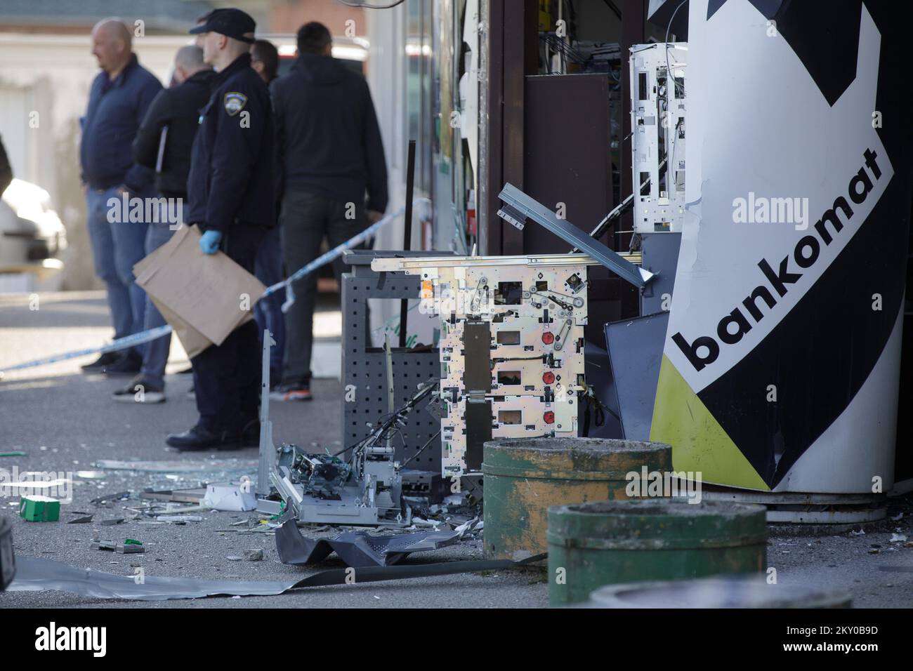 Atm explosion hi-res stock photography and images - Alamy