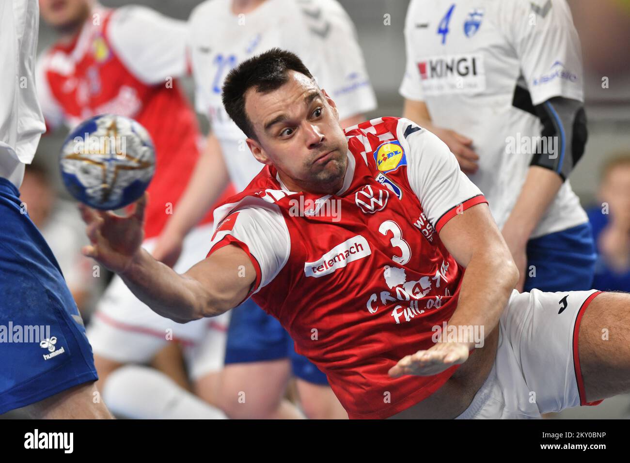 Marino Maric of Croatia in action during 2023 World Handball ...