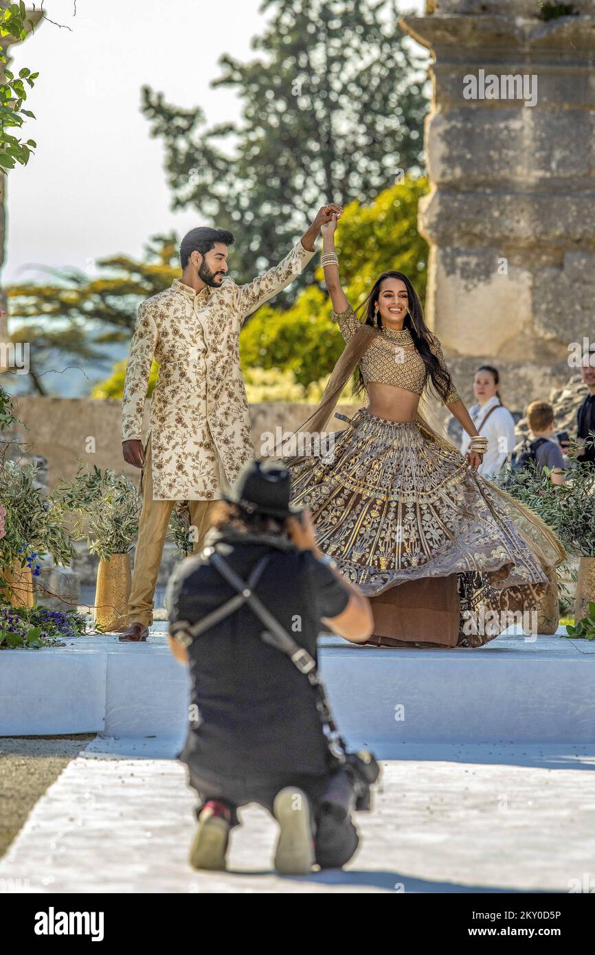 A stylized shooting at the Pula Amphitheater under the direction of ...