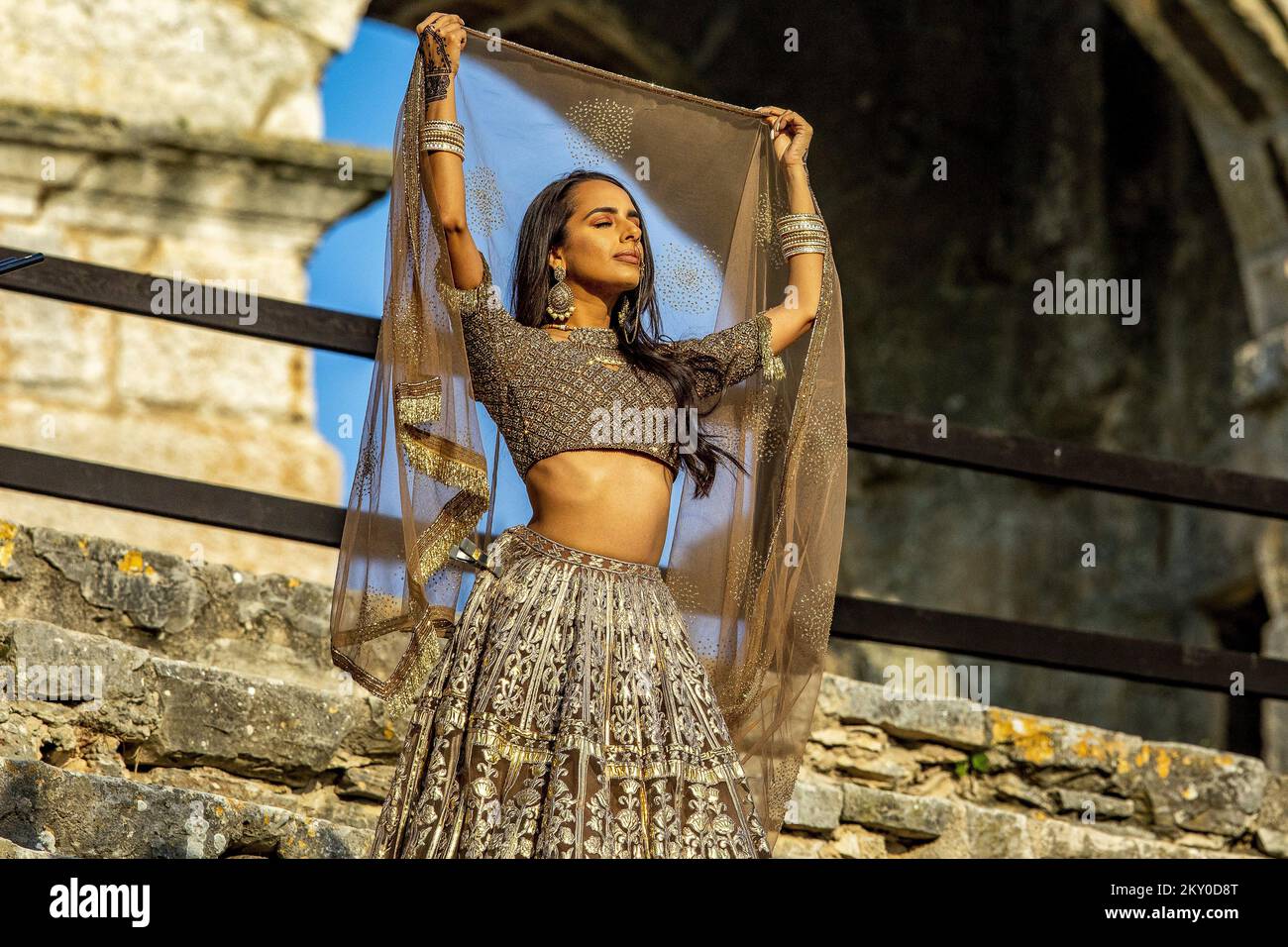 A stylized shooting at the Pula Amphitheater under the direction of ...