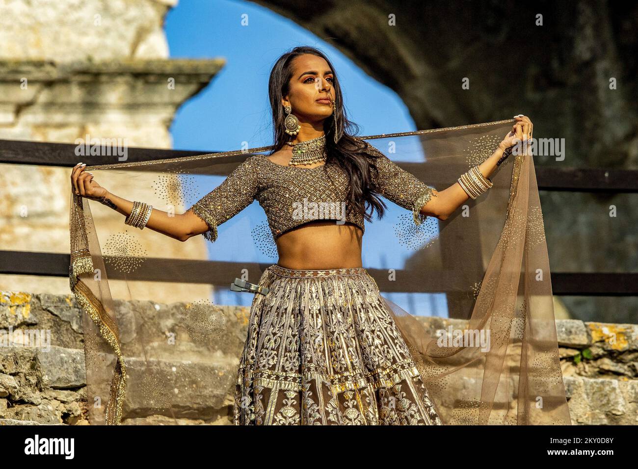 A stylized shooting at the Pula Amphitheater under the direction of ...