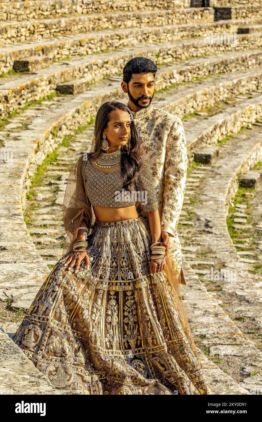 A stylized shooting at the Pula Amphitheater under the direction of ...