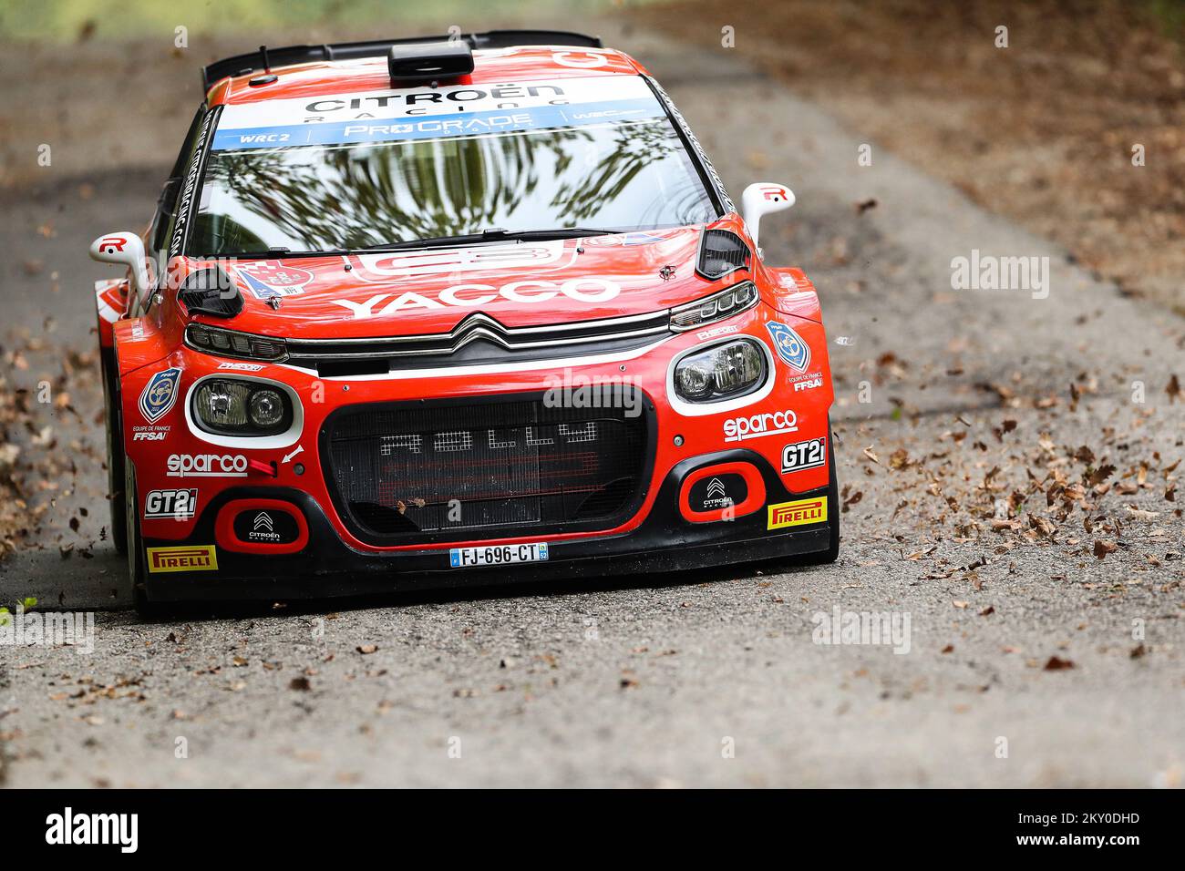 Yohan Rossel of France and Valentin Sarreaud of France compete in their ...