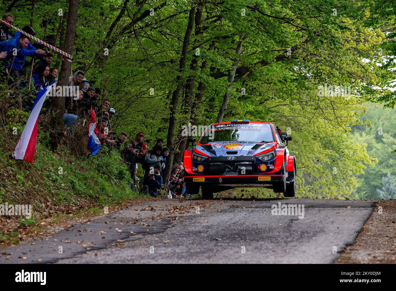 Oliver Solberg of Sweden and Elliott Edmondson of Great Britain compete ...